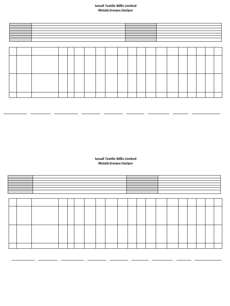 Ismail Textile Delivery Challan Report | PDF | Materials | Textiles