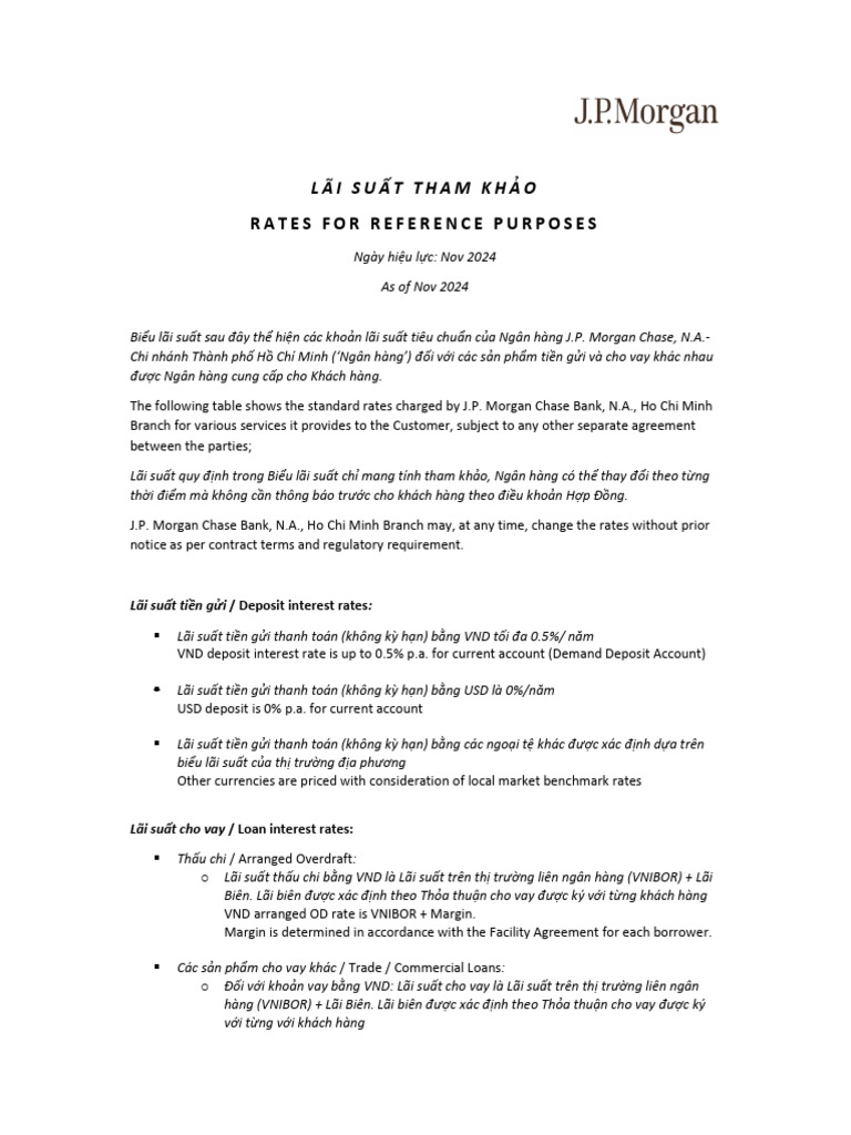 Rates For Reference | PDF