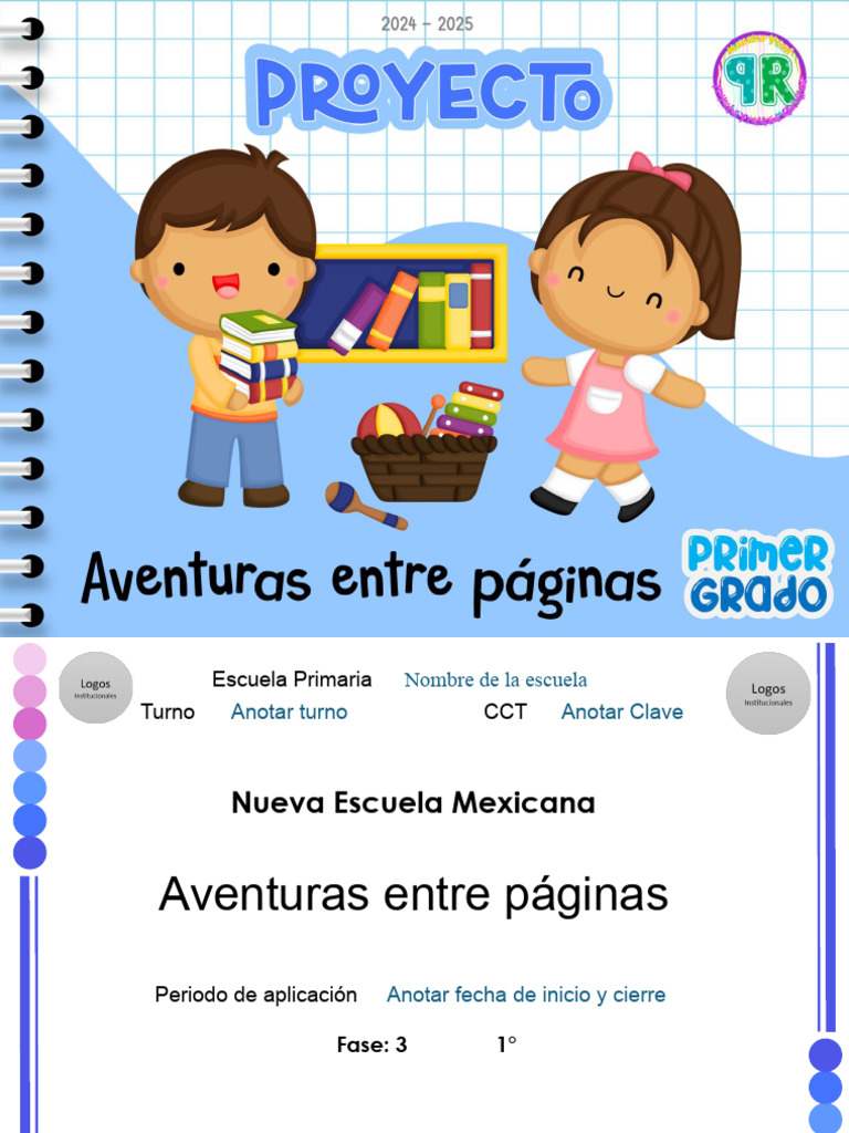 1er Grado Proyecto Aventuras Entre Libros | PDF | Bibliotecas | Aprendizaje