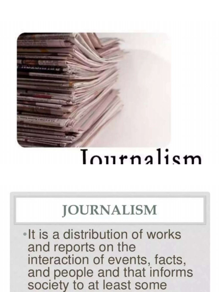 Journalistic Text | PDF