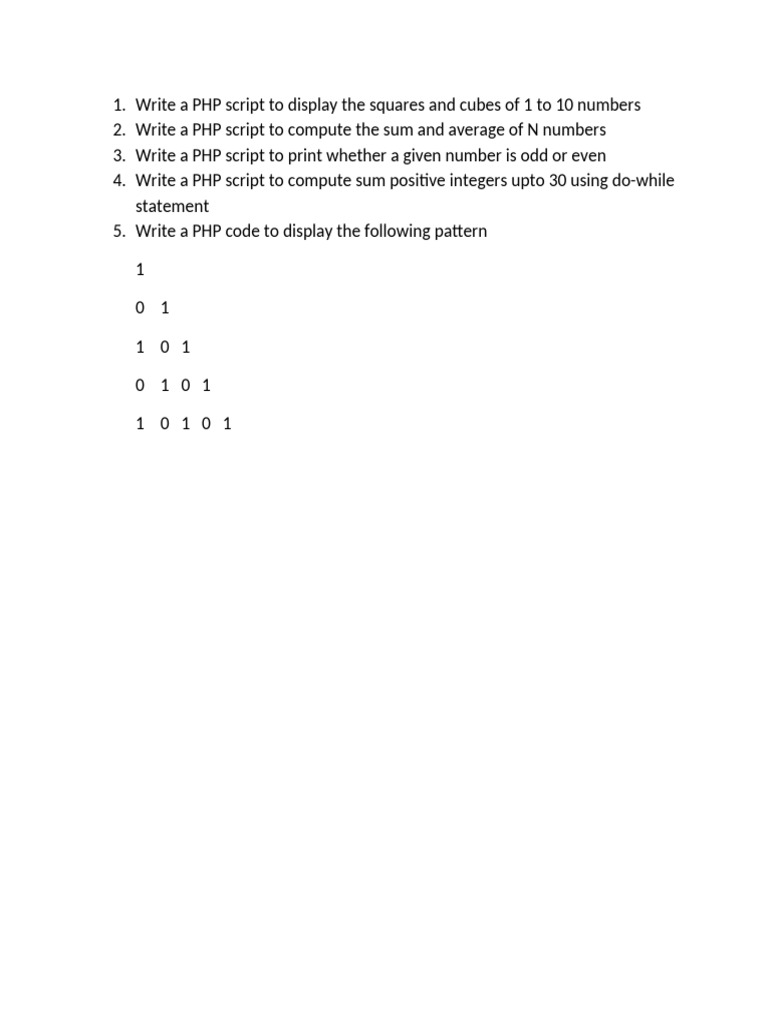 PHP Additional Programs | PDF