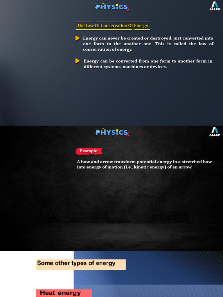 Conservation of Energy Explained | PDF