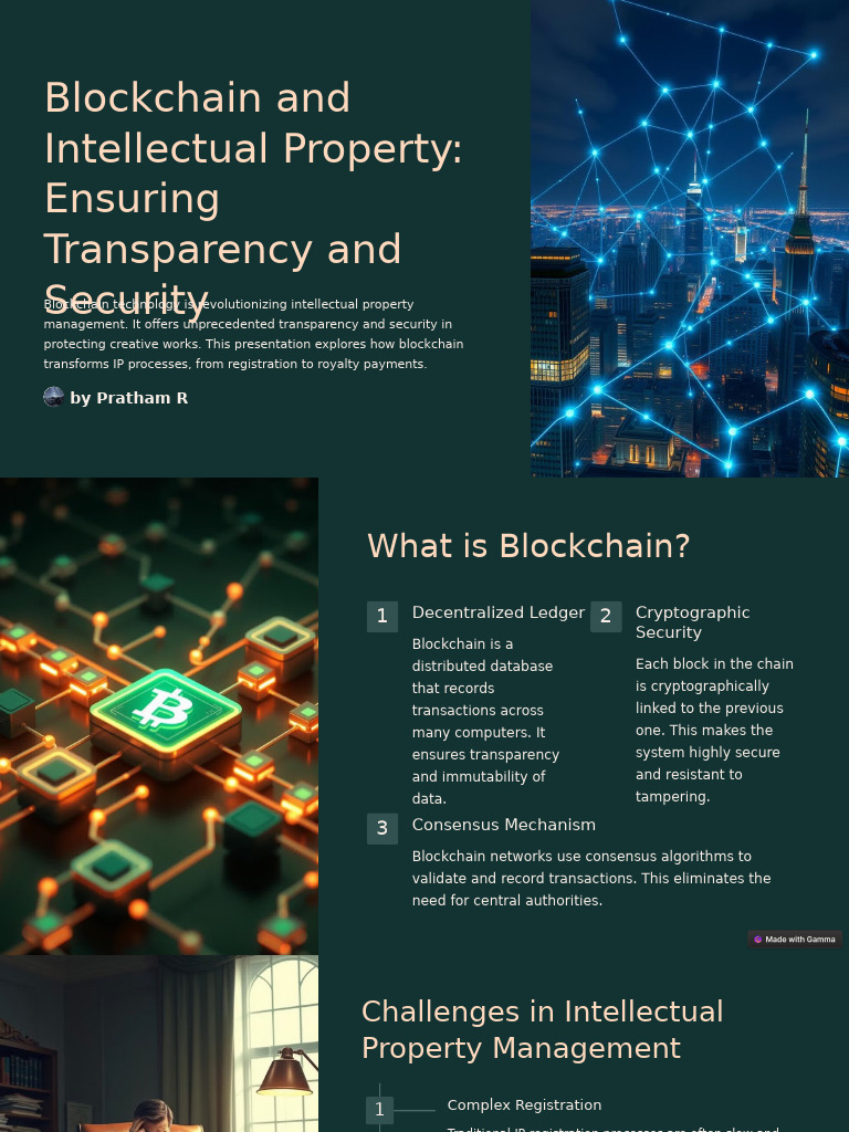 Blockchain and Intellectual Property Ensuring Transparency and Security ...