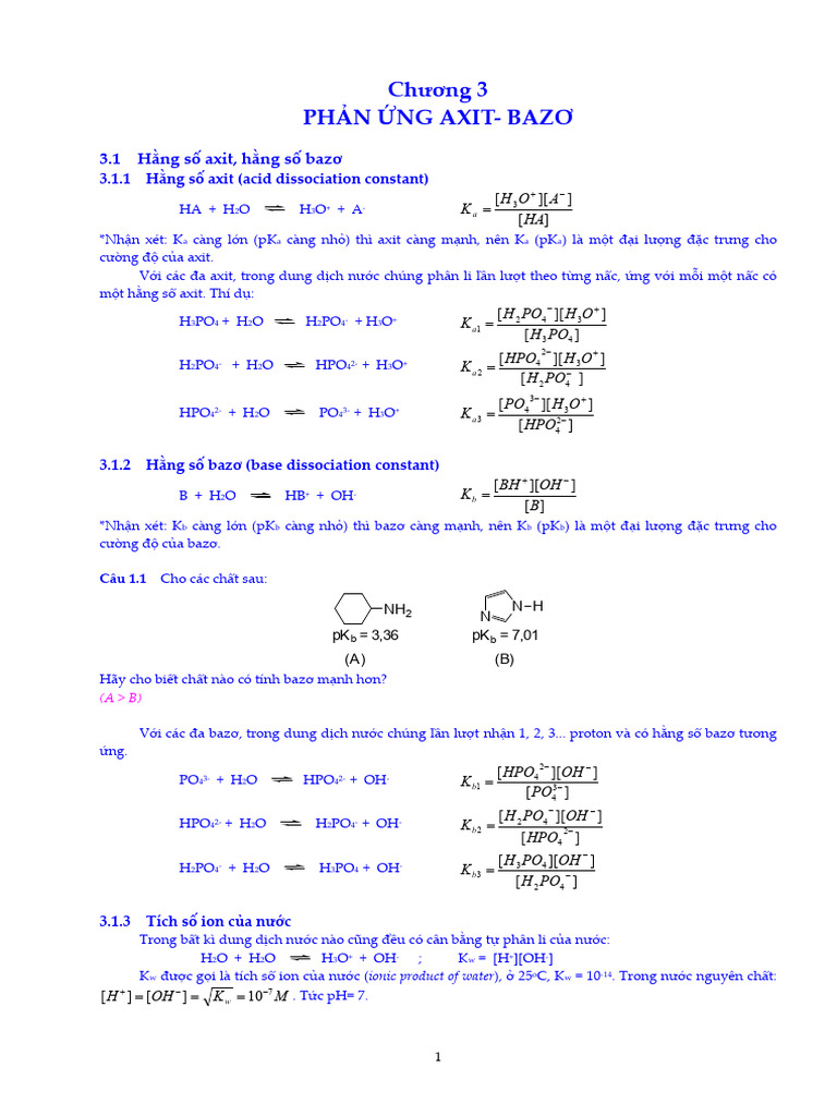 00 Phan Ung Axit - Bazo | PDF