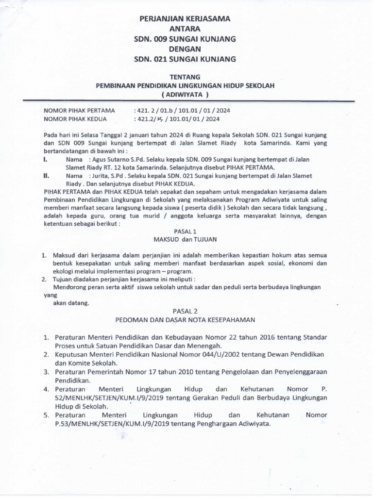 Mou Dengan 021 | PDF