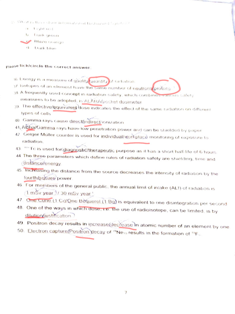 Safety Paper | PDF | Radioactive Decay