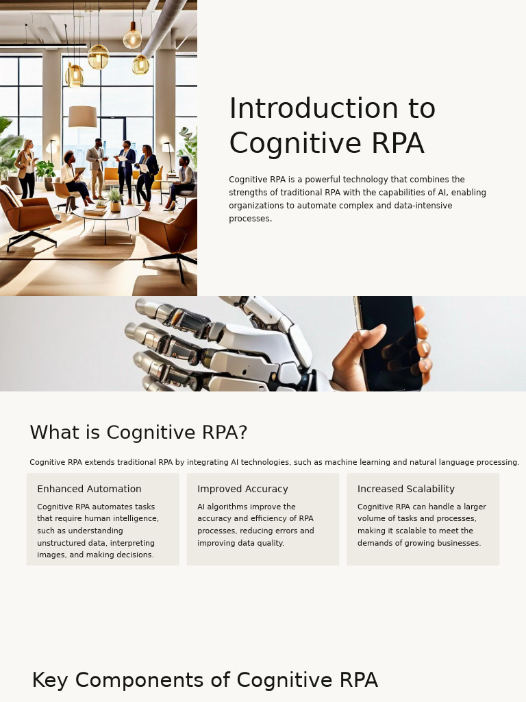 Introduction To Cognitive RPA | PDF | Machine Learning | Artificial Intelligence