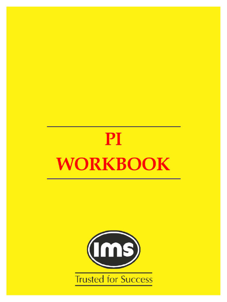 IMS - PI Workbook | PDF