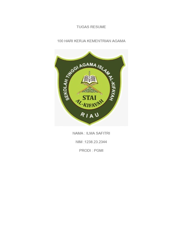 Ilma Safitri Tugas Resume Pemerintahan | PDF