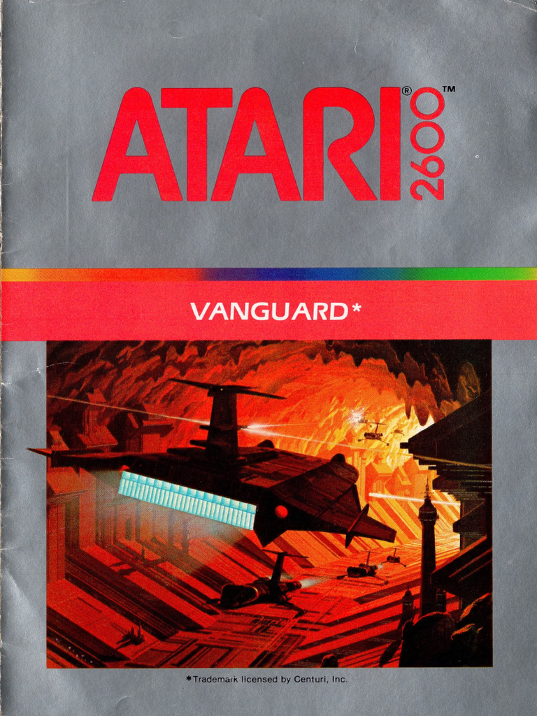 Vanguard Game Manual Atari 2600 1982 | PDF