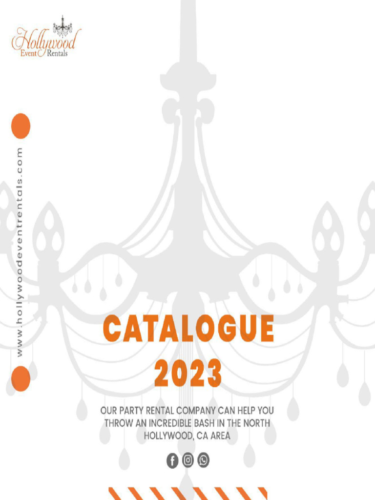 Hollywood Event Rentals Catalogue (1) | PDF