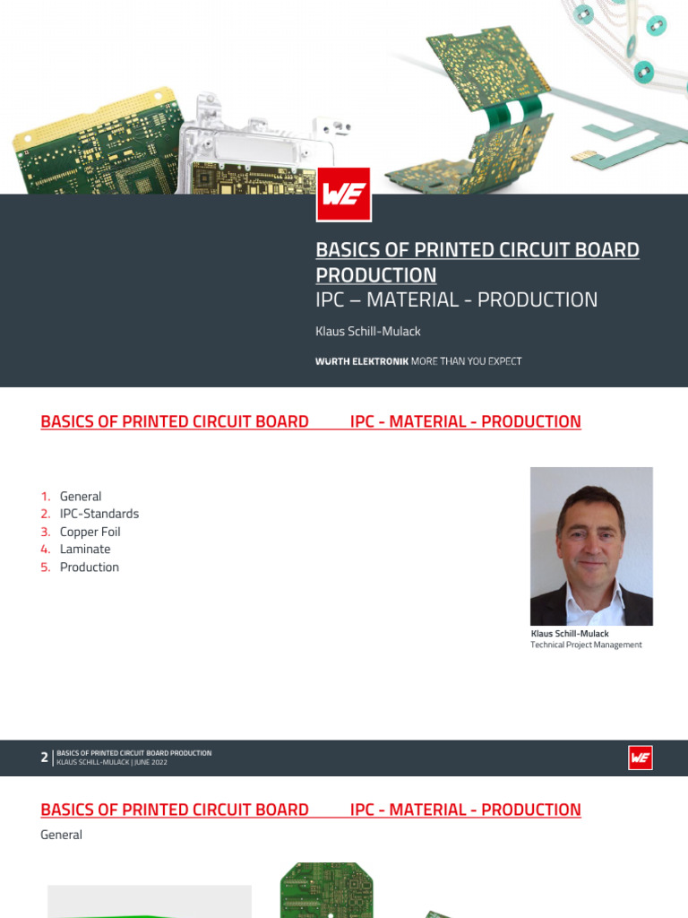 Webinar Presentation Basics of Pcb Production Part1 We Cbt En | PDF | Printed Circuit Board ...