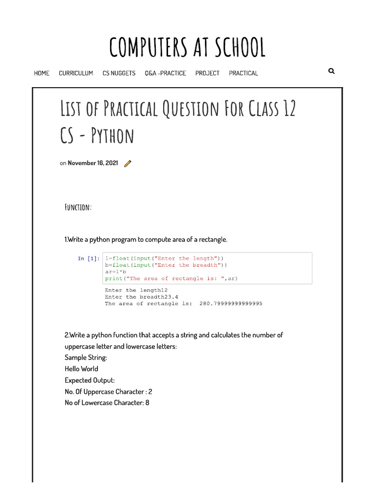 12 CS Part 1 | PDF