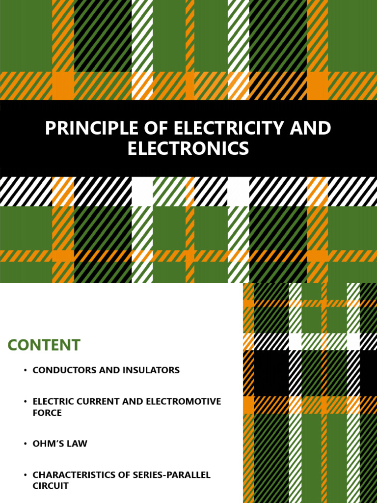 ABE 012. Principle of Electricity and Electronics | PDF | Series And ...
