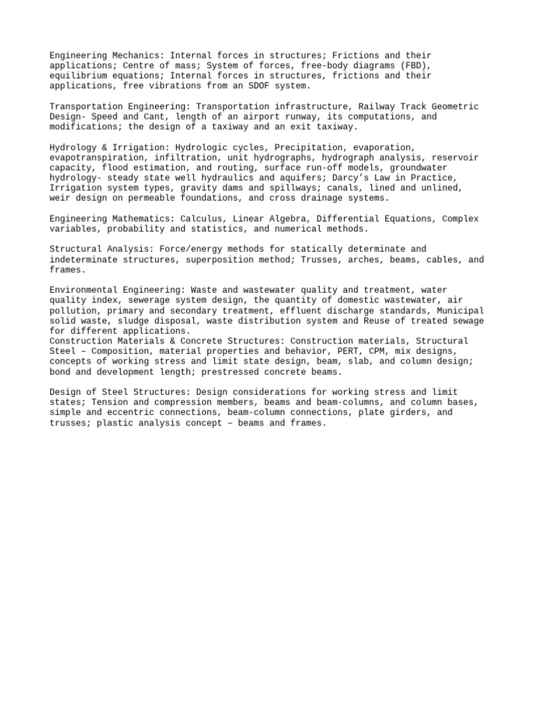 Barc Oes Syllabus | PDF