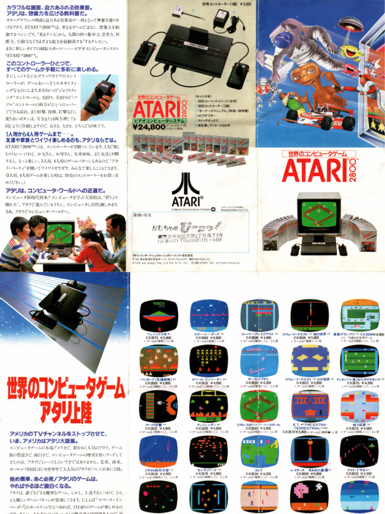 Atari 2800 System Manual | PDF