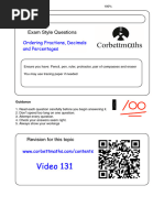 Ordering Decimals | PDF | Numbers | Mathematical Notation
