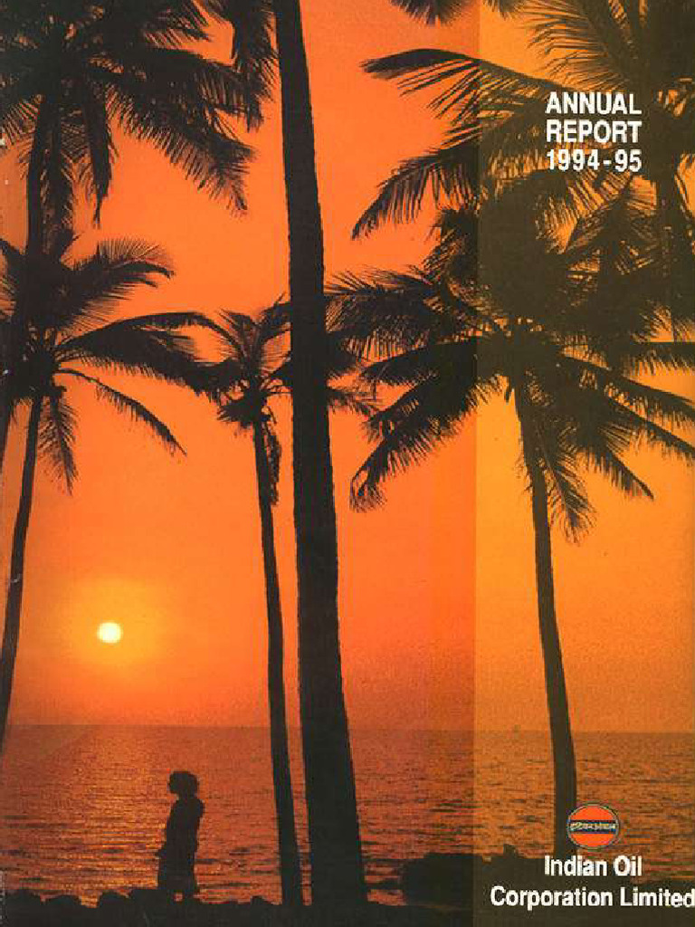 IOC Annual Report 1994-95 | PDF | Oil Refinery | Petroleum