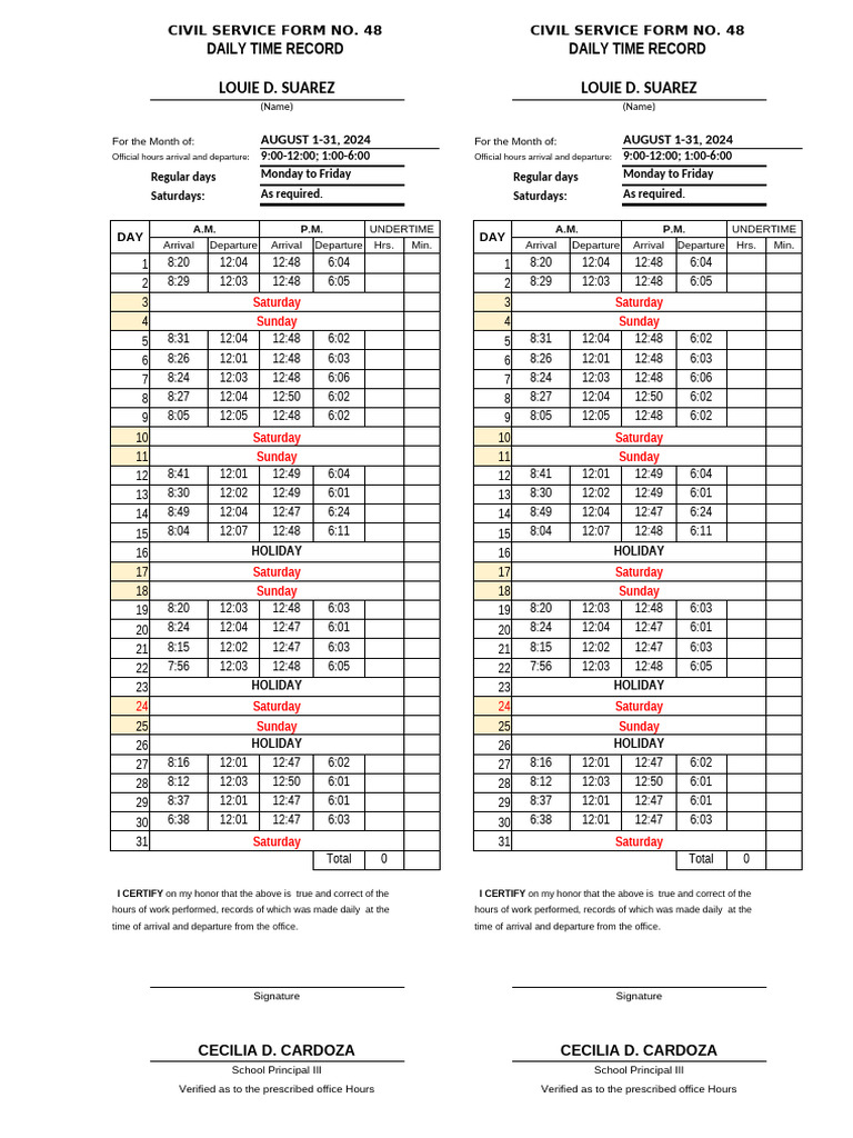 DTR | PDF | Observances | Holidays
