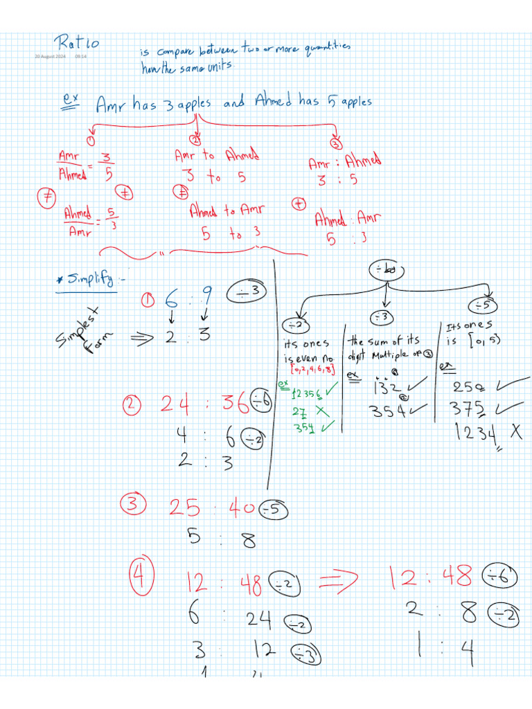 Lesson 1 Ratio | PDF