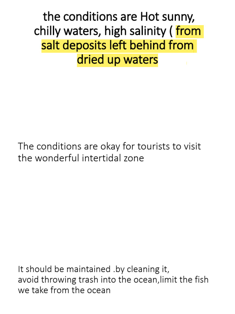 The Conditions Are Hot Sunny, Chilly | PDF