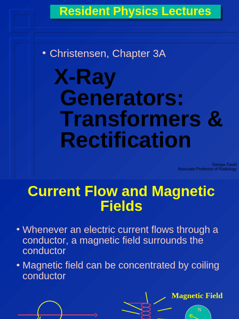X-Ray Transformers and Rectification Basics | PDF | Rectifier | Transformer