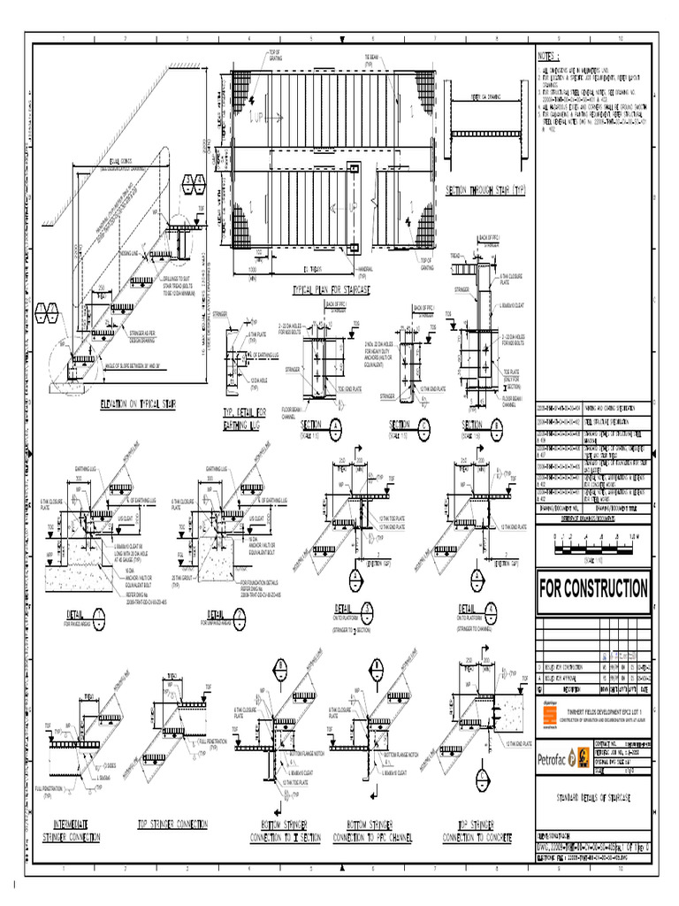 PFC Stair Stringer Design Details | PDF | Stairs