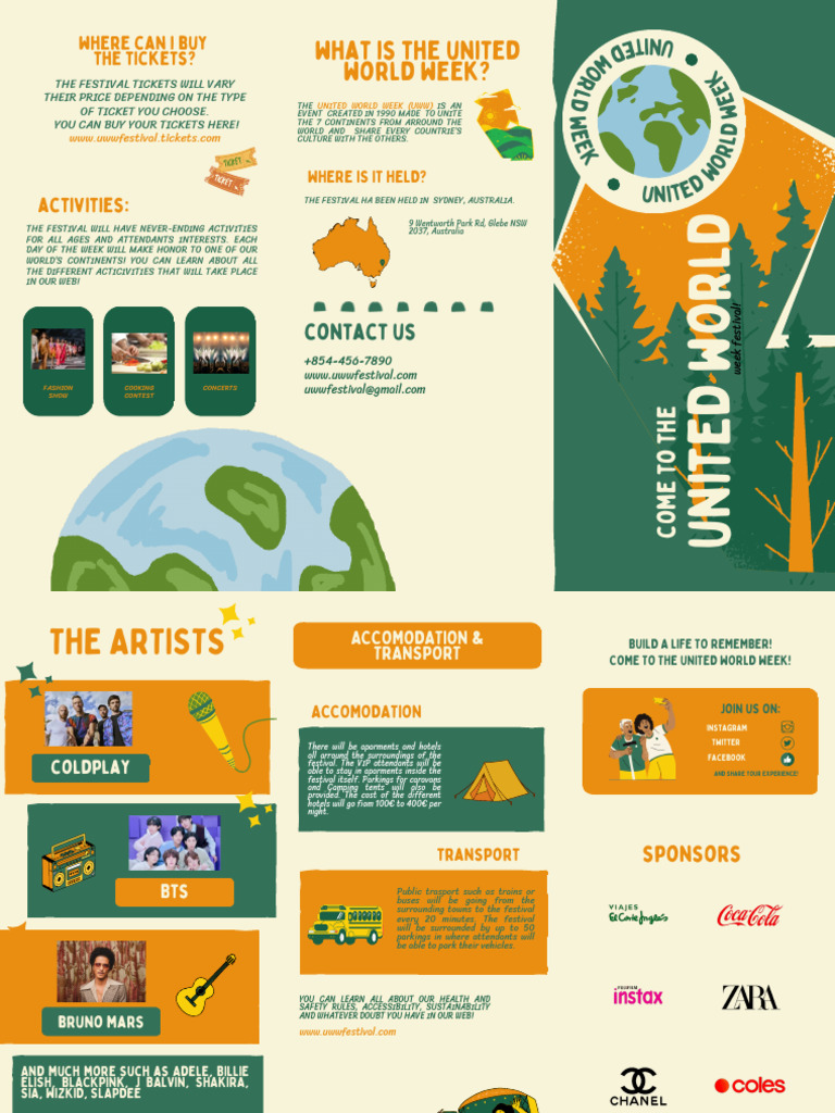Bold Textured Illustrative Environmental Sustainability Brochure | PDF