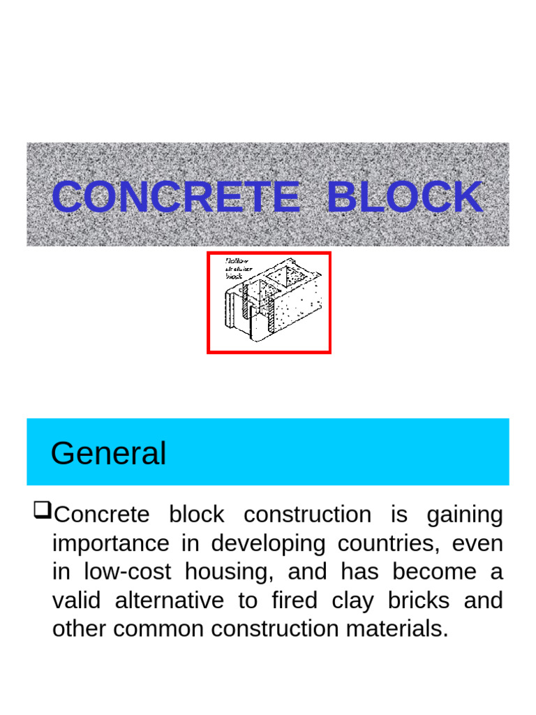 Concrete Block Construction Guide | PDF | Concrete | Construction Aggregate