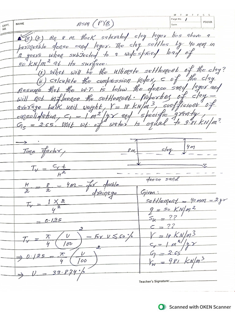 Bu Privious Year Paper Civil Engg | PDF
