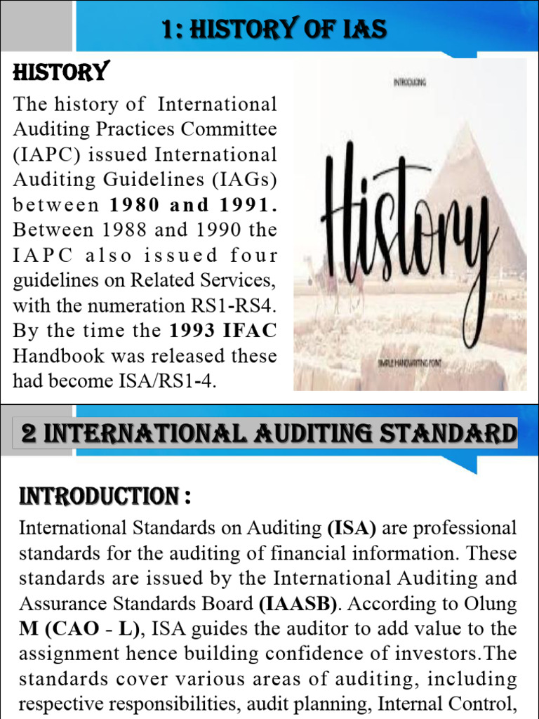 IAS Presentation | PDF | Audit | International Financial Reporting Standards