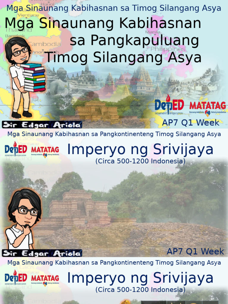 7 Sinaunang Kabihasnan NG Pangkapuluang Timog Silangang Asya | PDF