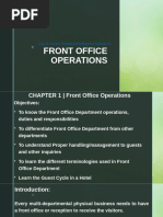 Front Office Procedure Ii | PDF | Audit | Point Of Sale