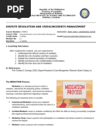 CEDR Model Mediation Procedure 2023 | PDF | Mediation | Arbitration