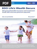 BDO Life Money 8secure Brochure | PDF | Life Insurance | Insurance