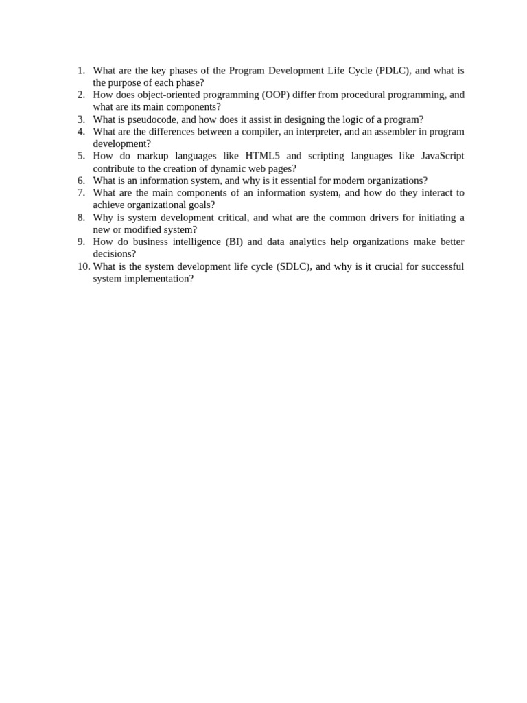 ICT Mid Paper | PDF
