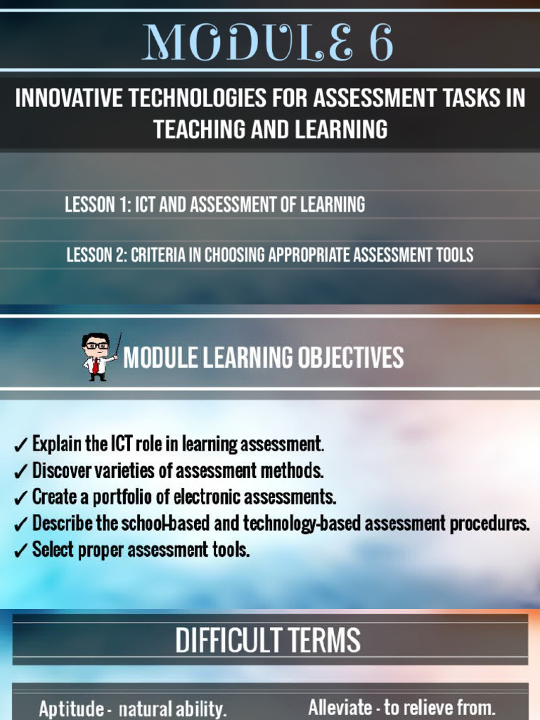 Innovative Technologies For Assessment Tasks in Teaching and Learning | PDF