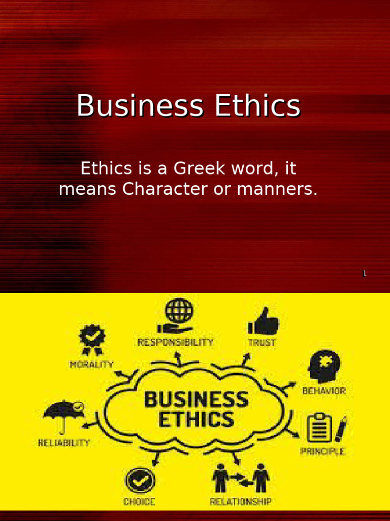 Lecture1 Business Ethics Unit 1 Introduction Business Ethics | PDF | Morality | Business Ethics
