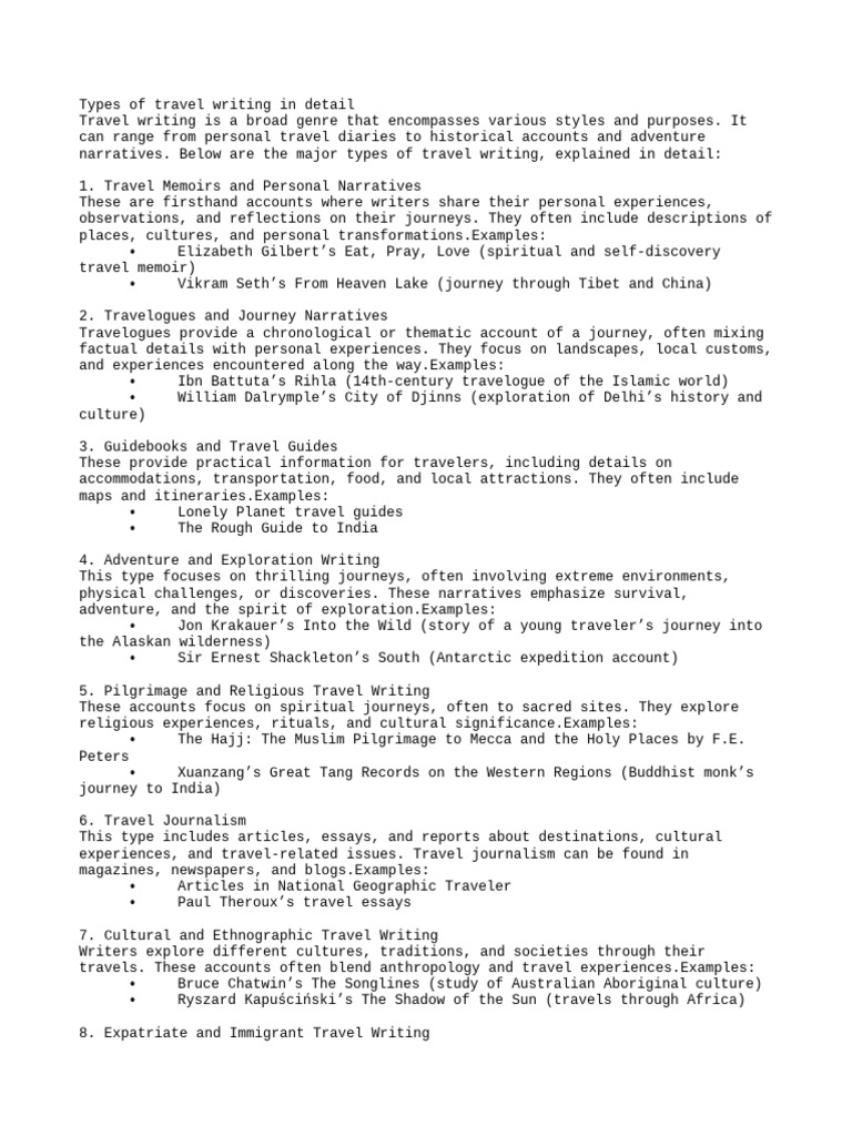 text 2 | PDF | Travel Literature | Narrative