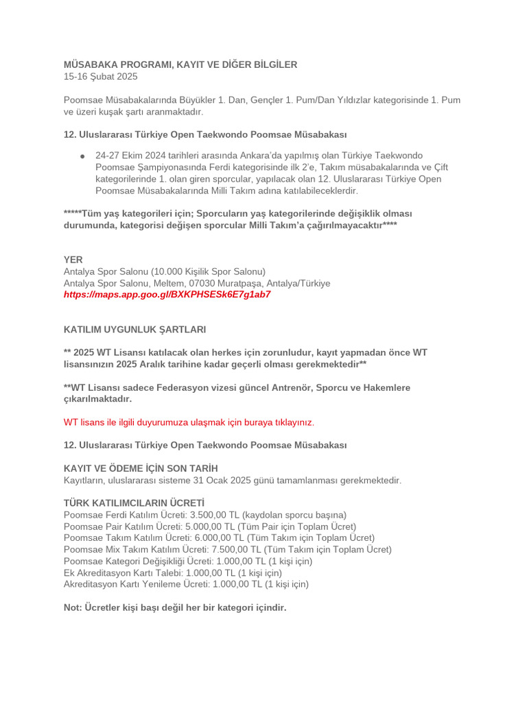 Poomsae 12 Open Rv | PDF