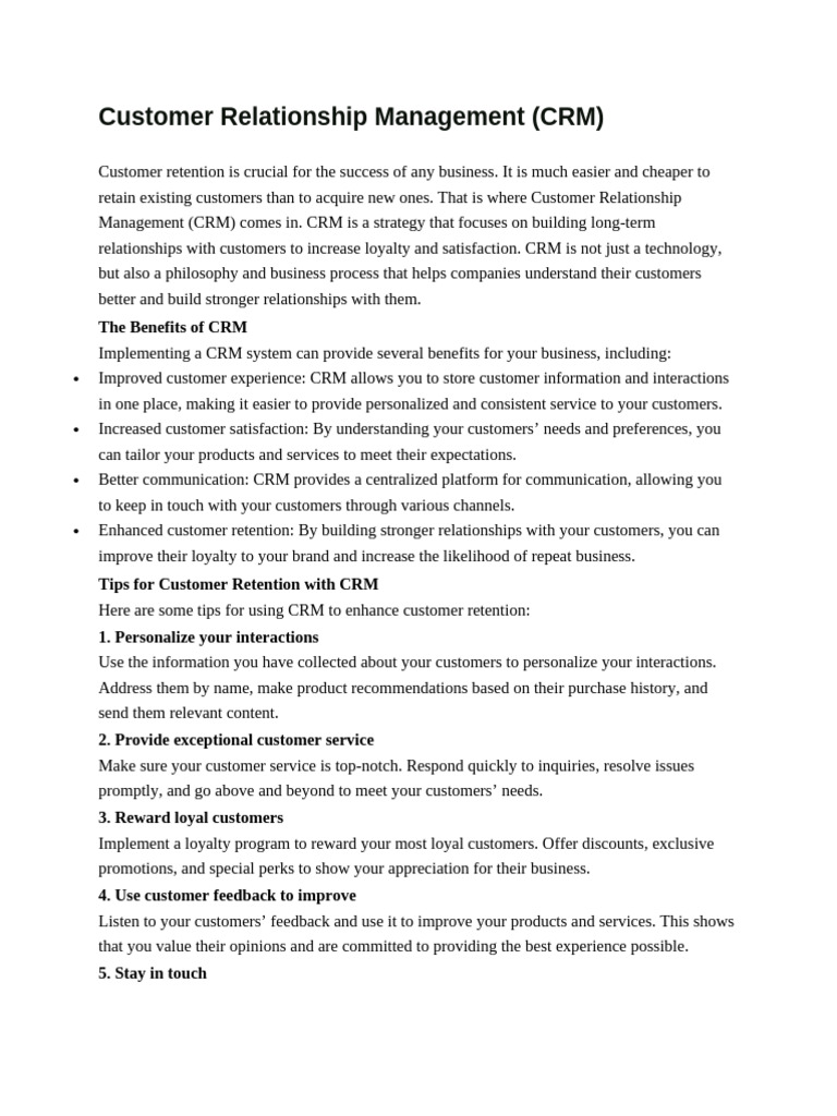 Unit 5 CRM and Global Marketing | PDF | Scrum (Software Development ...