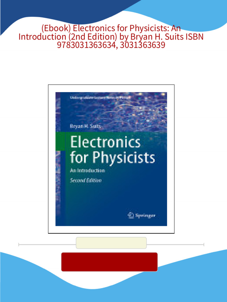 (Ebook) Electronics For Physicists: An Introduction (2nd Edition) by ...