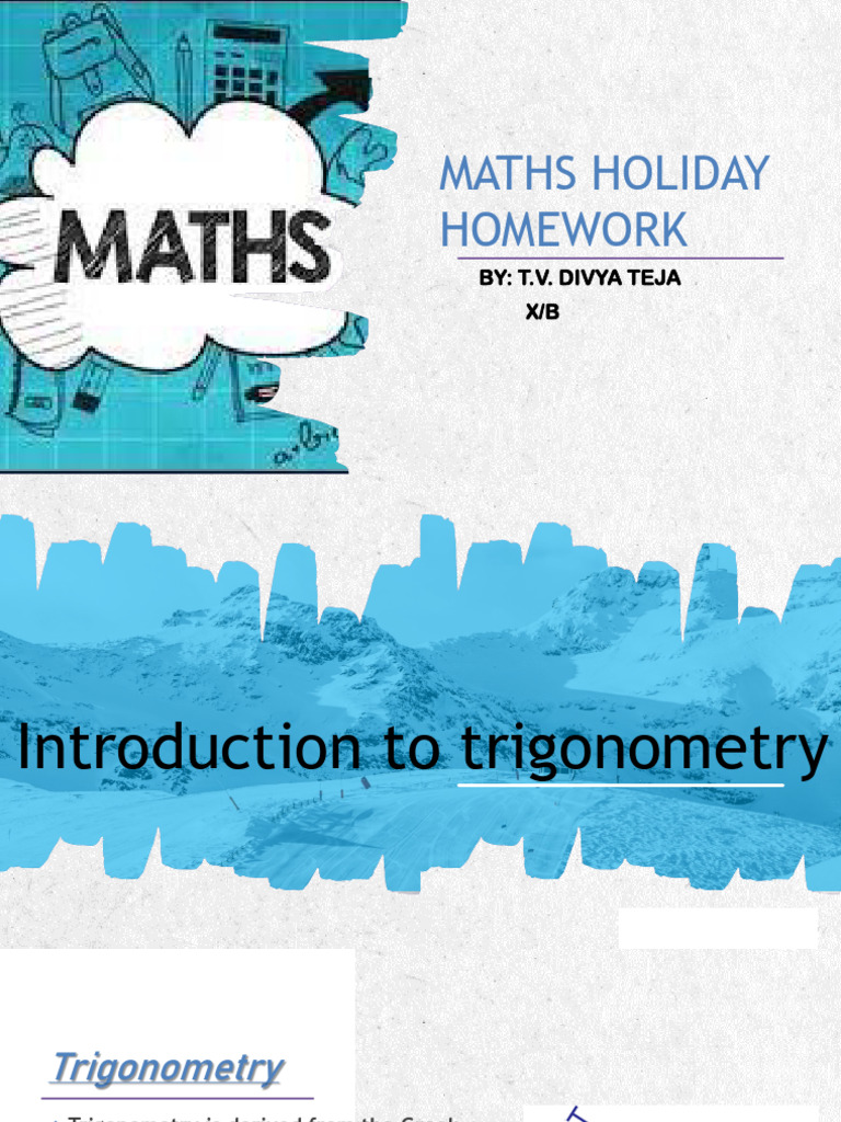 Trigonometry Basics and History Guide | PDF | Trigonometry ...