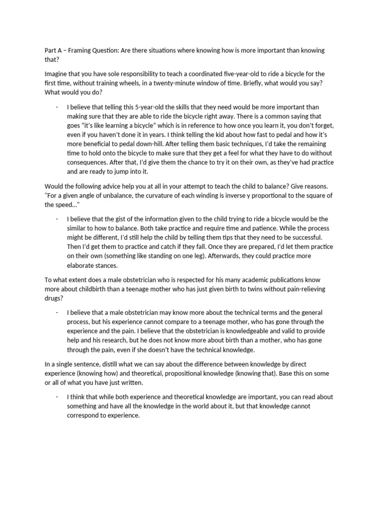 Knowledge and The Knower - Scope | PDF | Knowledge | Experience