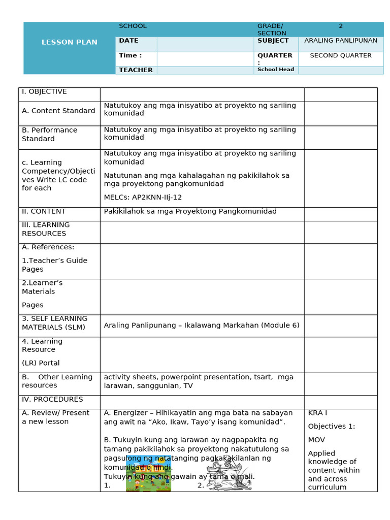 COT DLP AP 2ND QUARTER | PDF
