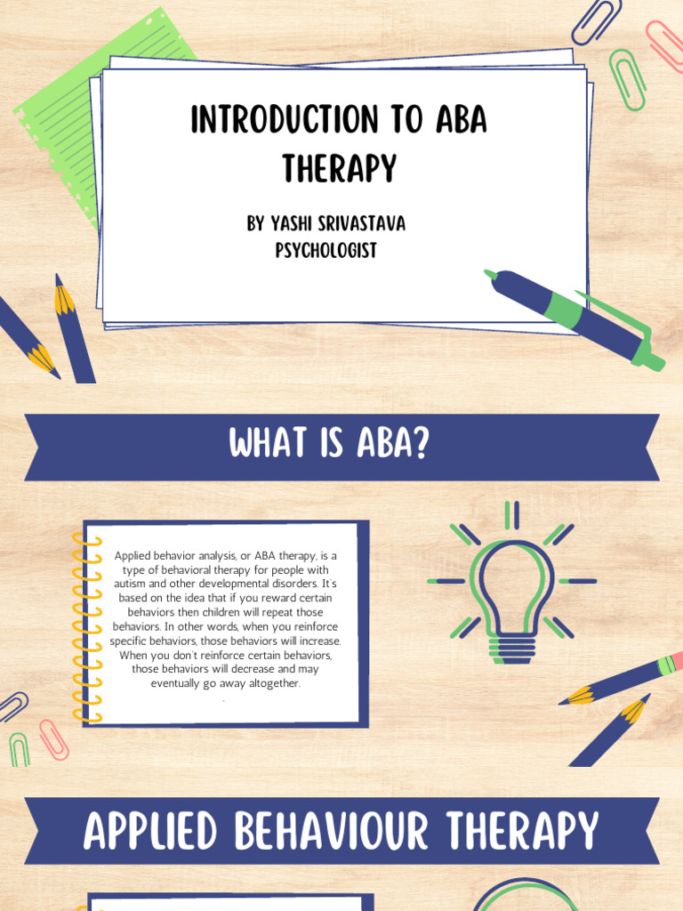 Introduction To ABA | PDF | Autism | Behaviour Therapy
