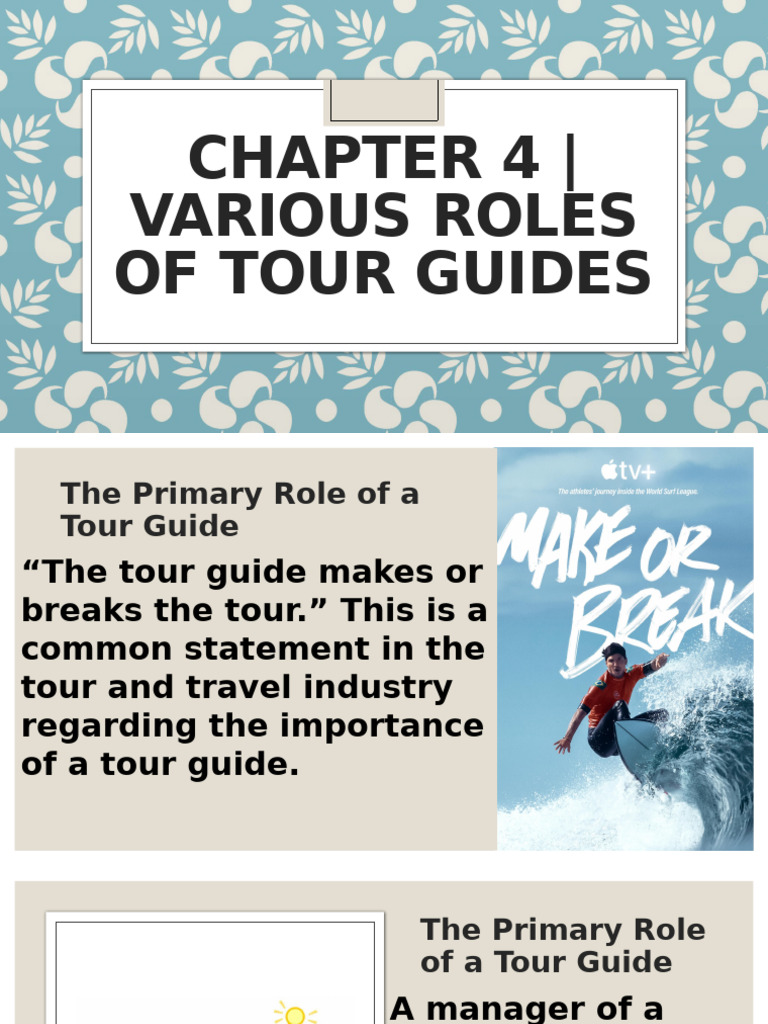 Essential Roles of Tour Guides | PDF