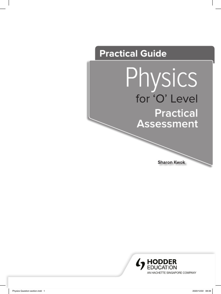 O Level Physics Practical Guide | PDF | Volume | Density