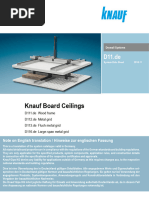 Knauf Board Ceiling Systems Overview | PDF