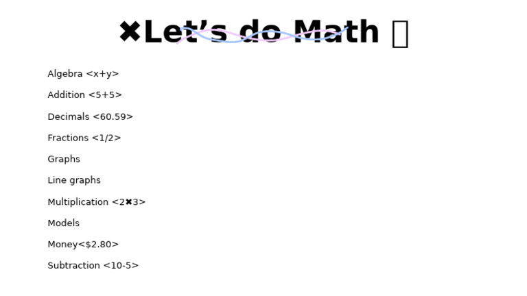 Let's Do Math | PDF